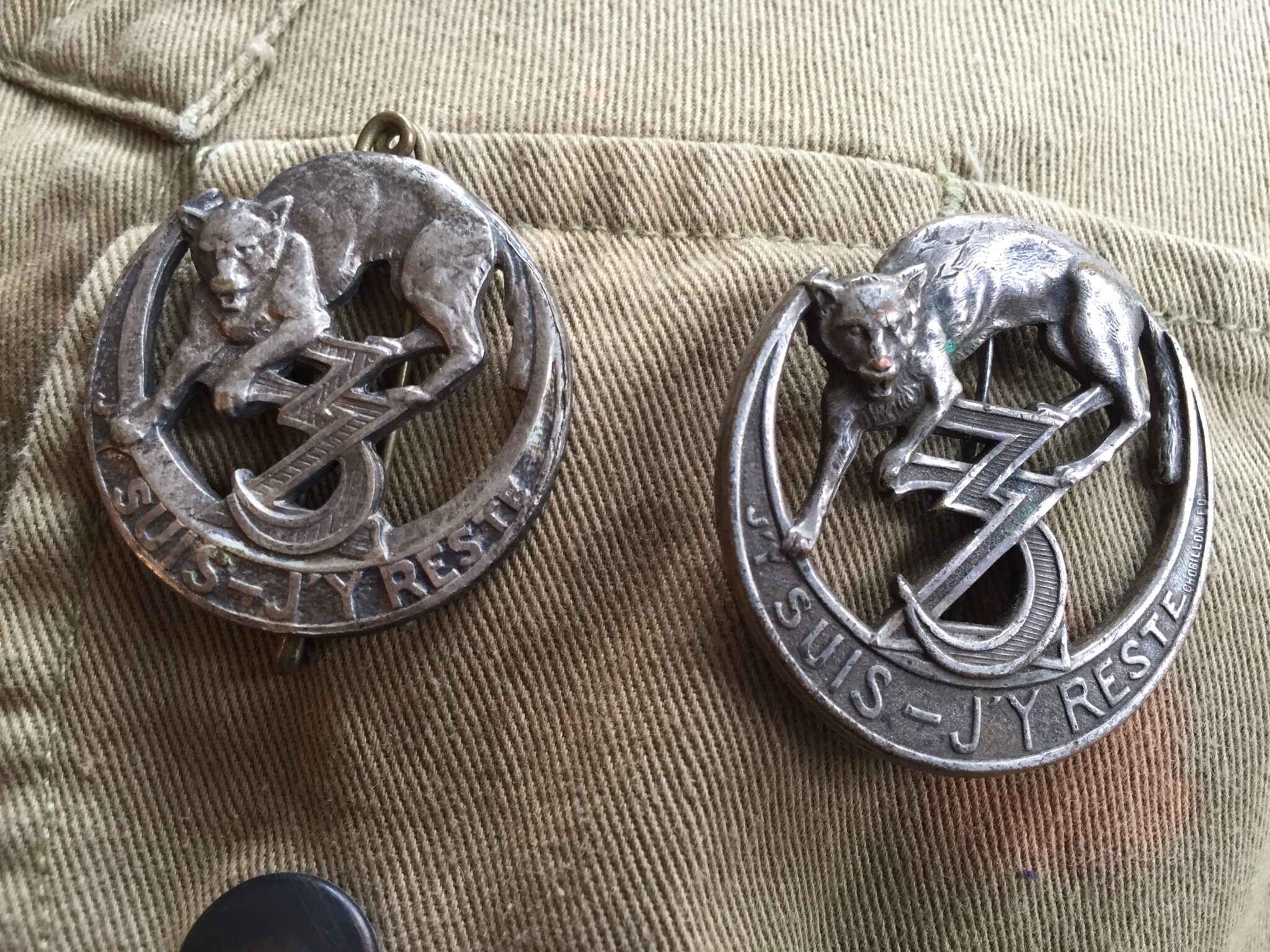 3rd Zouave badge for the 509th PIB - Paratrooper.be